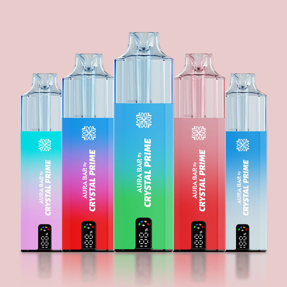 Crystal Prime 10000 - Strawberry Raspberry Cherry Ice - Pack Of 5 ...